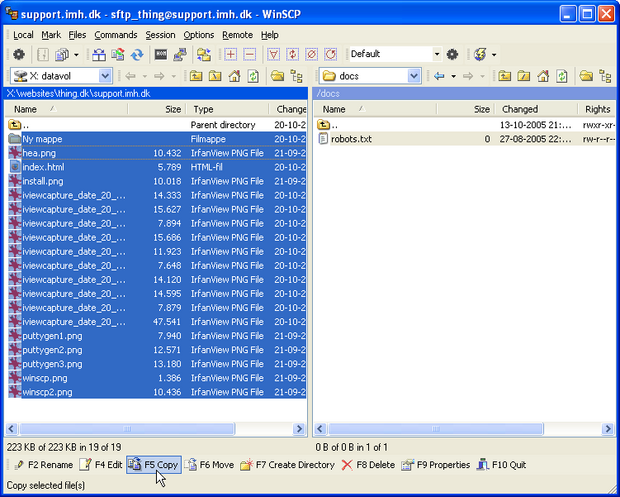 Brug WinSCP - Indre Missions IT support